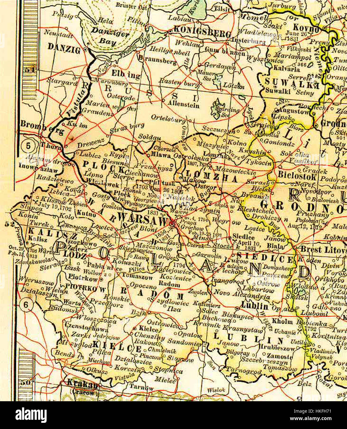 This 1902 painting depicts the Russian Polish provinces, showcasing the ...
