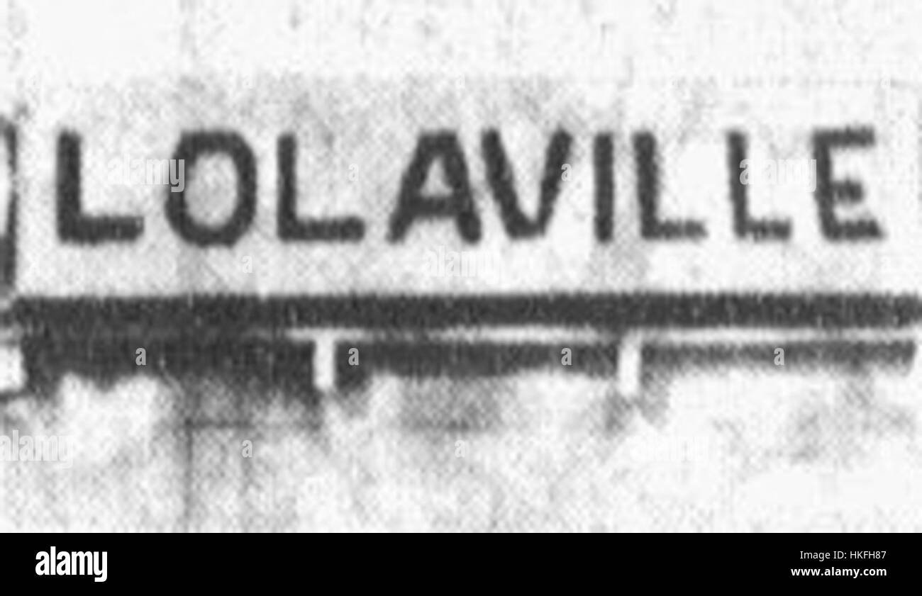 The 'Lolaville Sign' artwork captures the essence of a vintage ...