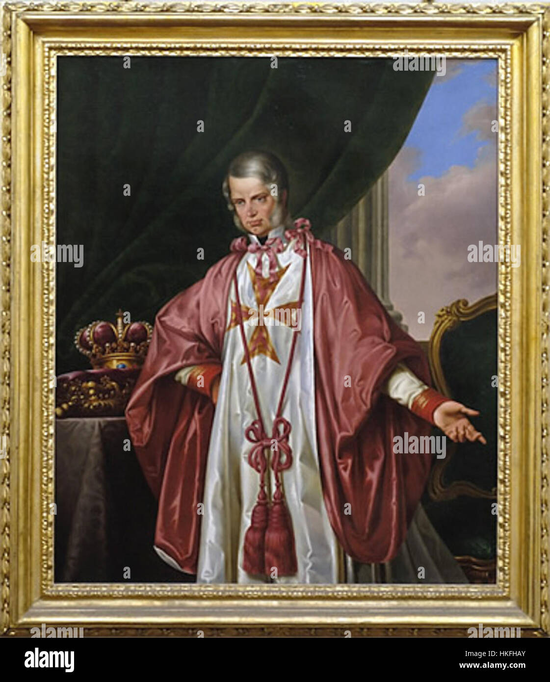 Leopoldo II, the King of Belgium, is depicted in this historical ...
