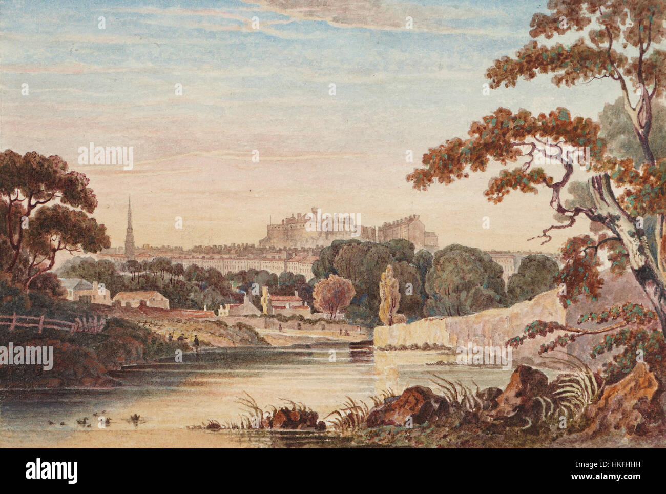 This artwork, attributed to Samuel Dukinfield Swarbreck, captures a ...