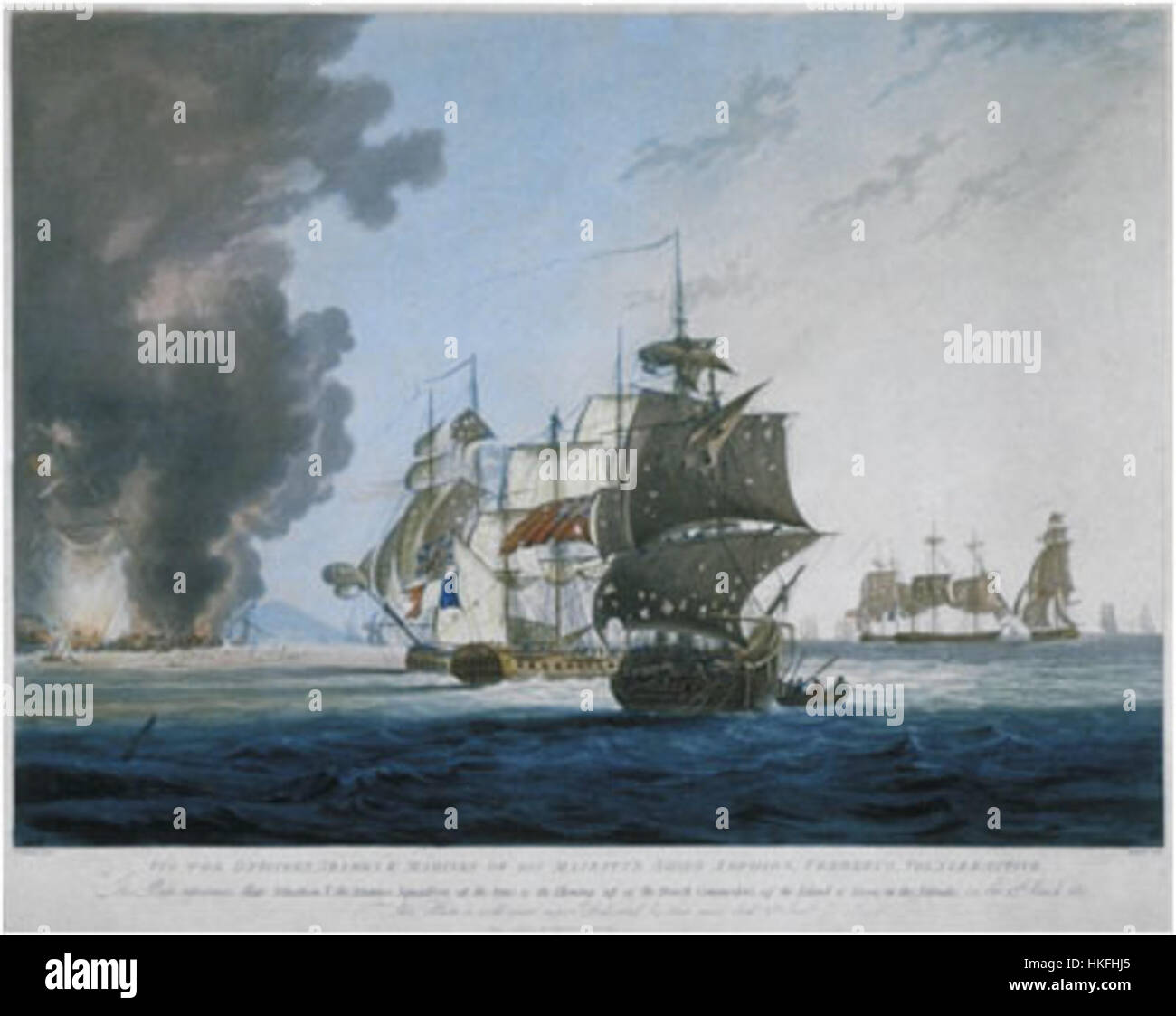 The painting â€˜Battle of Lissa 1811â€™ depicts a significant naval ...
