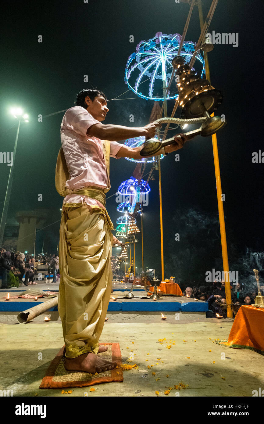 India, Varanasi, local festival Stock Photo - Alamy