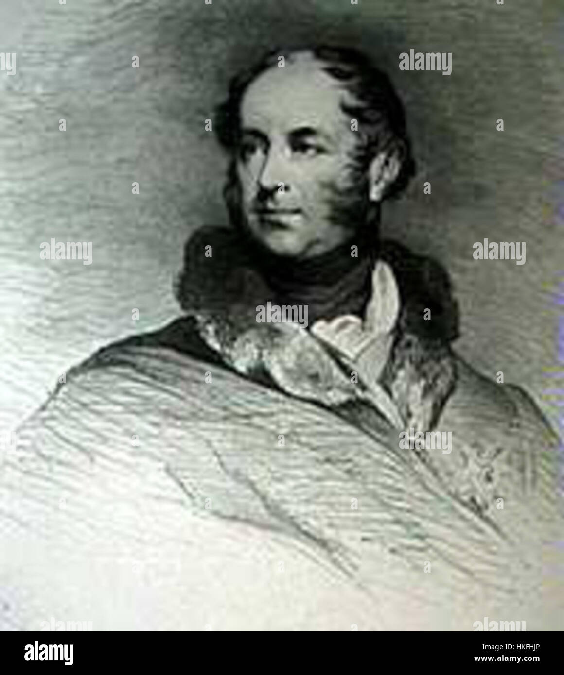 A historical portrait of the 2nd Earl of Enniskillen, a notable Irish ...