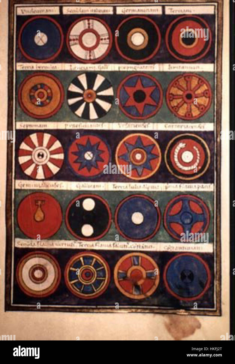 This image is from the *Notitia Dignitatum*, an important Roman ...