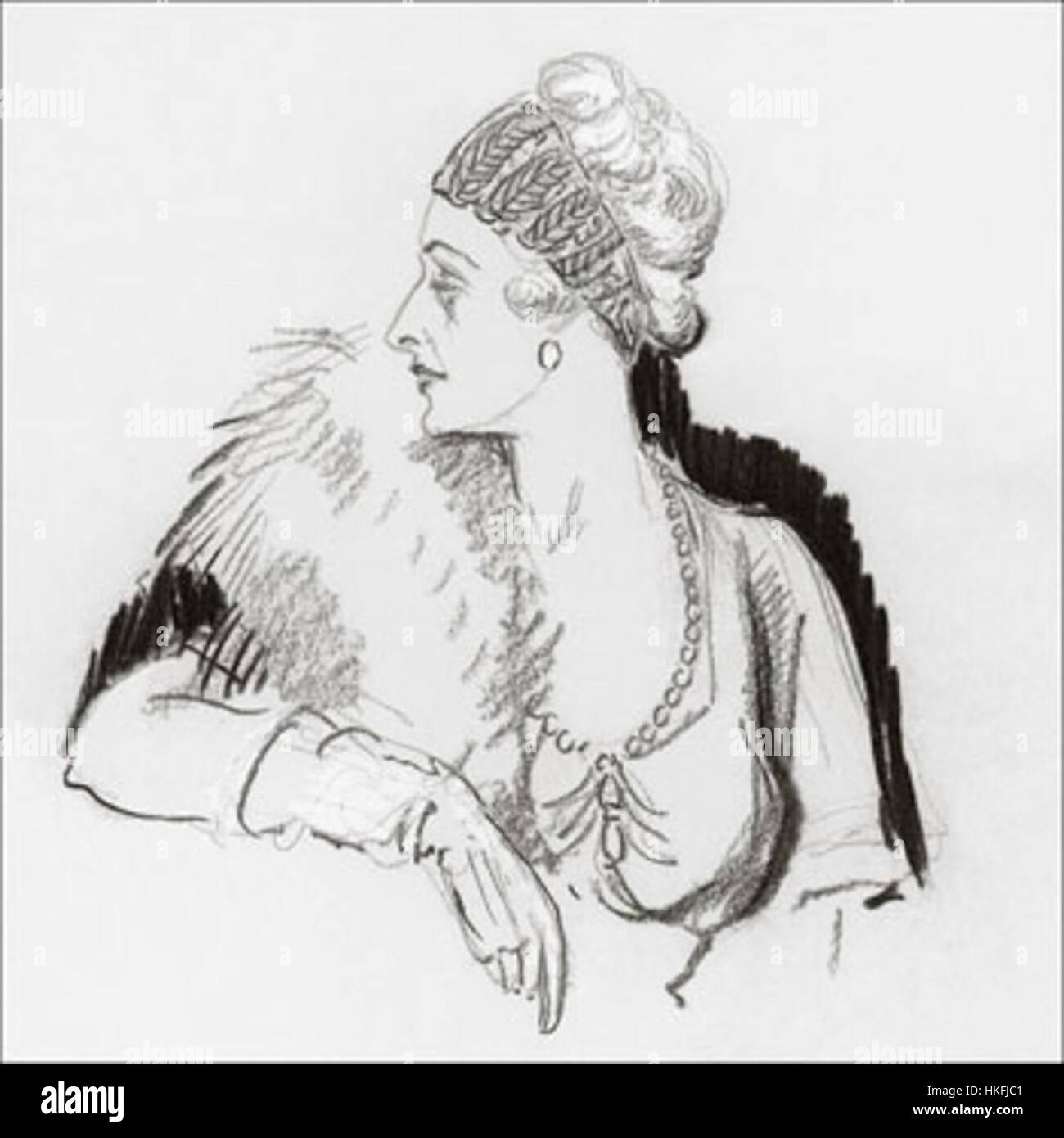 'Grace Graham Wilson' is a detailed portrait painting, capturing the ...