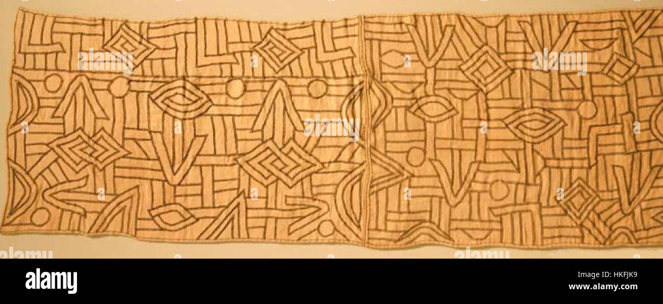 This Raffia cloth from the Kuba people of the Democratic Republic of ...