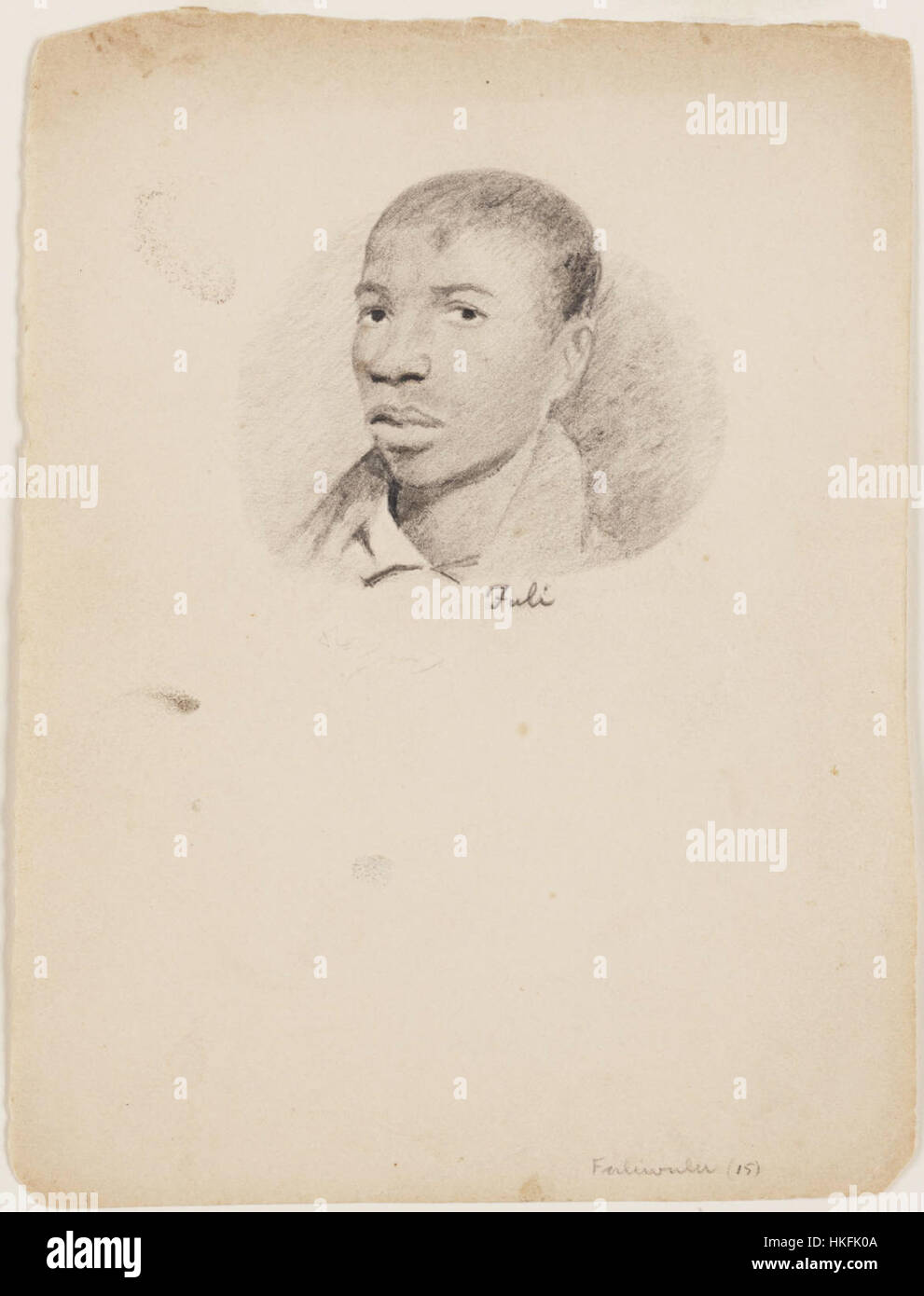 The painting *Amistad Prisoners (16)* depicts the dramatic story of 16 ...