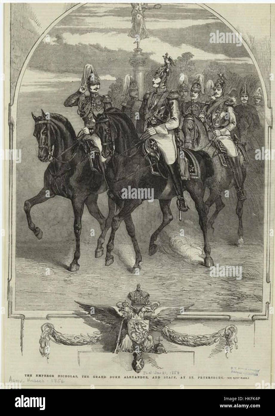 This portrait of Tsar Nicholas I of Russia shows him in ceremonial ...