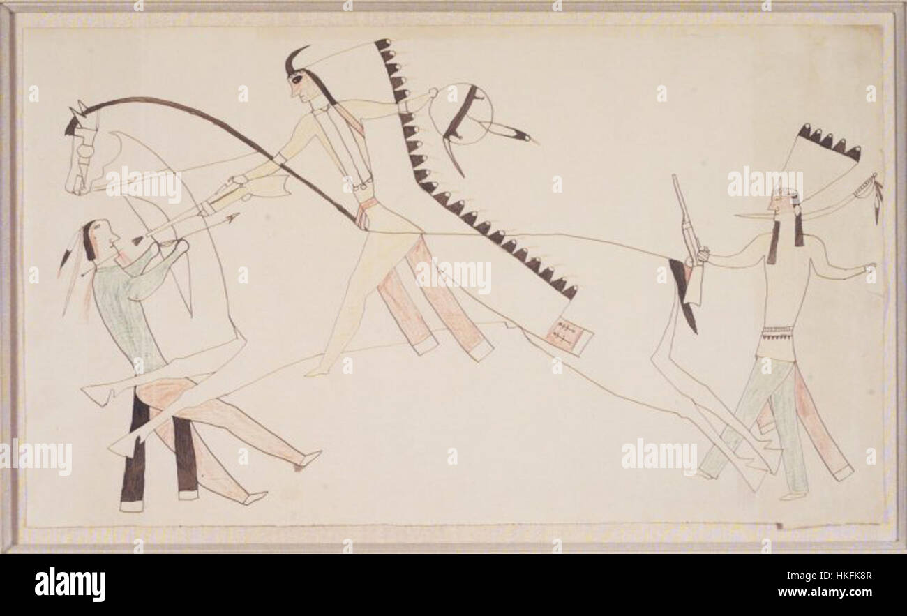 This drawing, housed in the Brooklyn Museum's ledger book collection ...