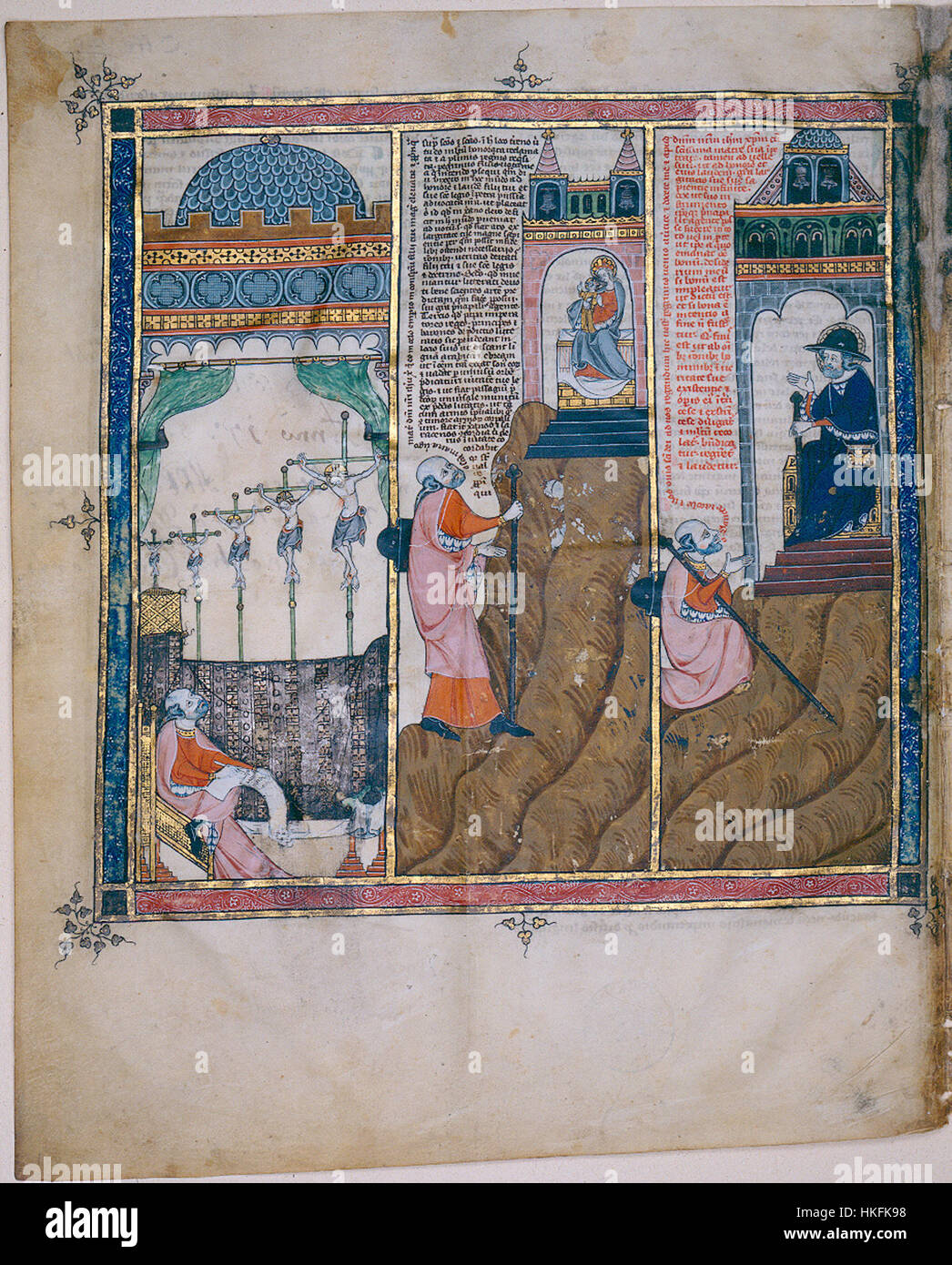 The *Codex St Peter Perg 92 01v* is a medieval manuscript featuring ...