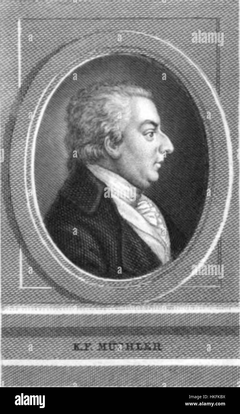 This portrait by Karl Friedrich Muechler captures a dignified figure ...