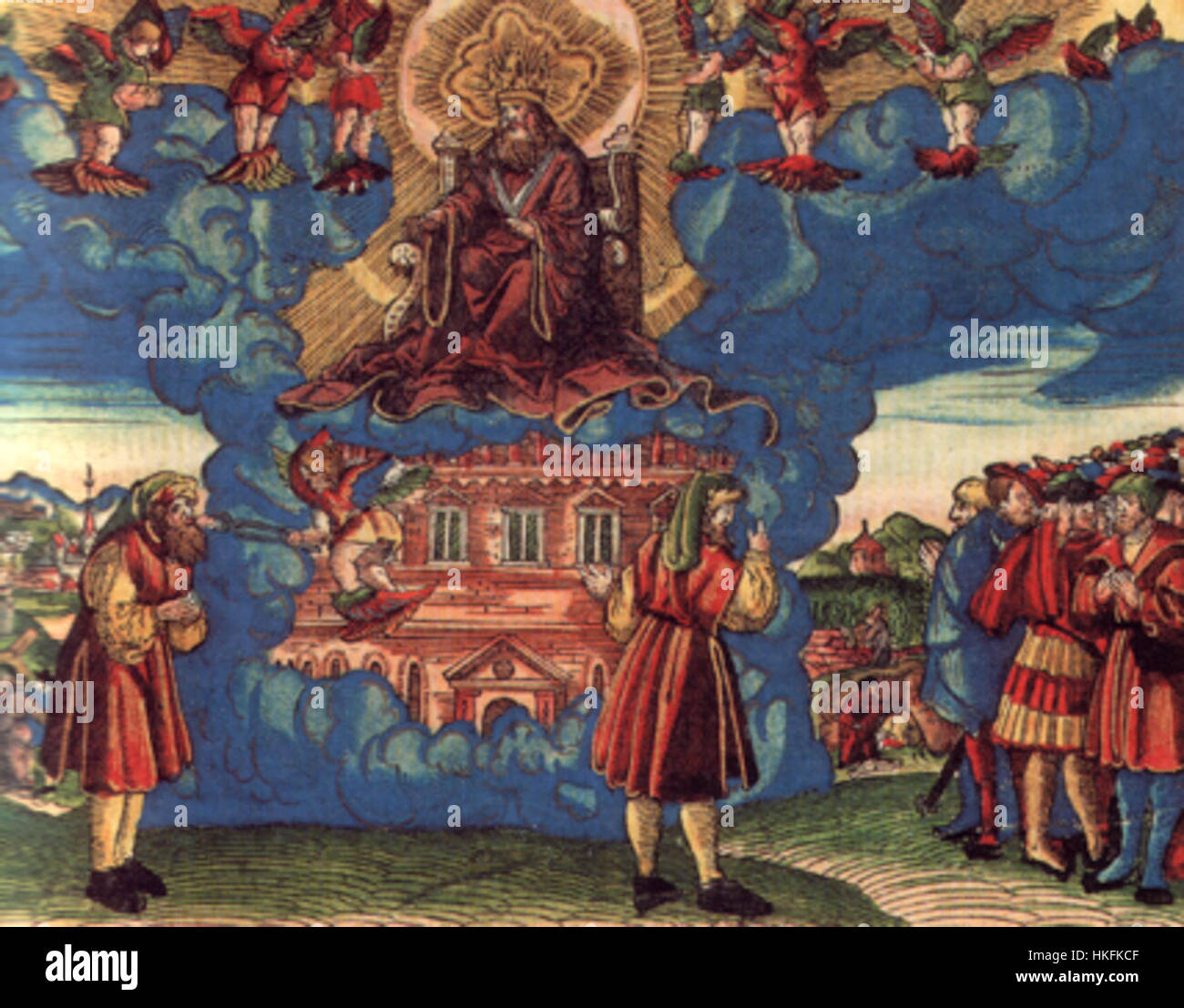 *Luther1534 Jesaja Serafijnen* is a religious painting from 1534 ...