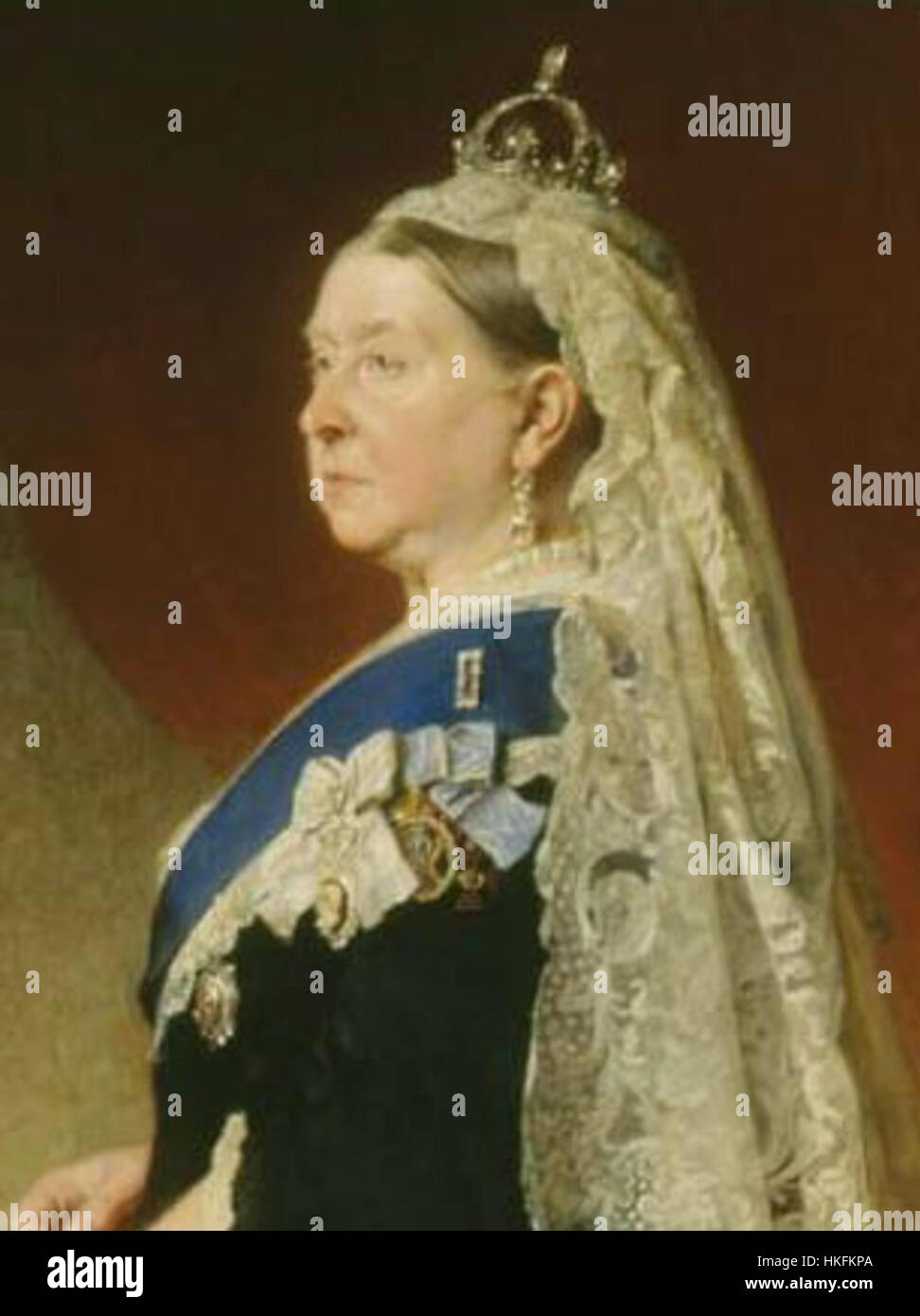 Portrait queen victoria monarch hi-res stock photography and images - Alamy