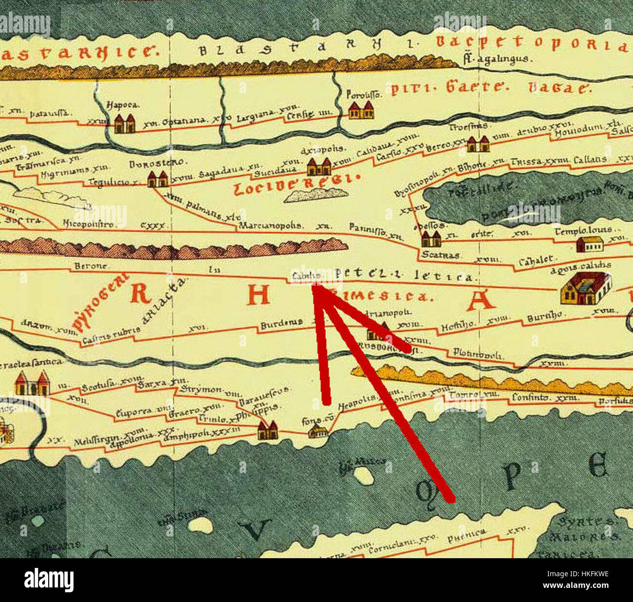 Roman empire road map hi-res stock photography and images - Alamy