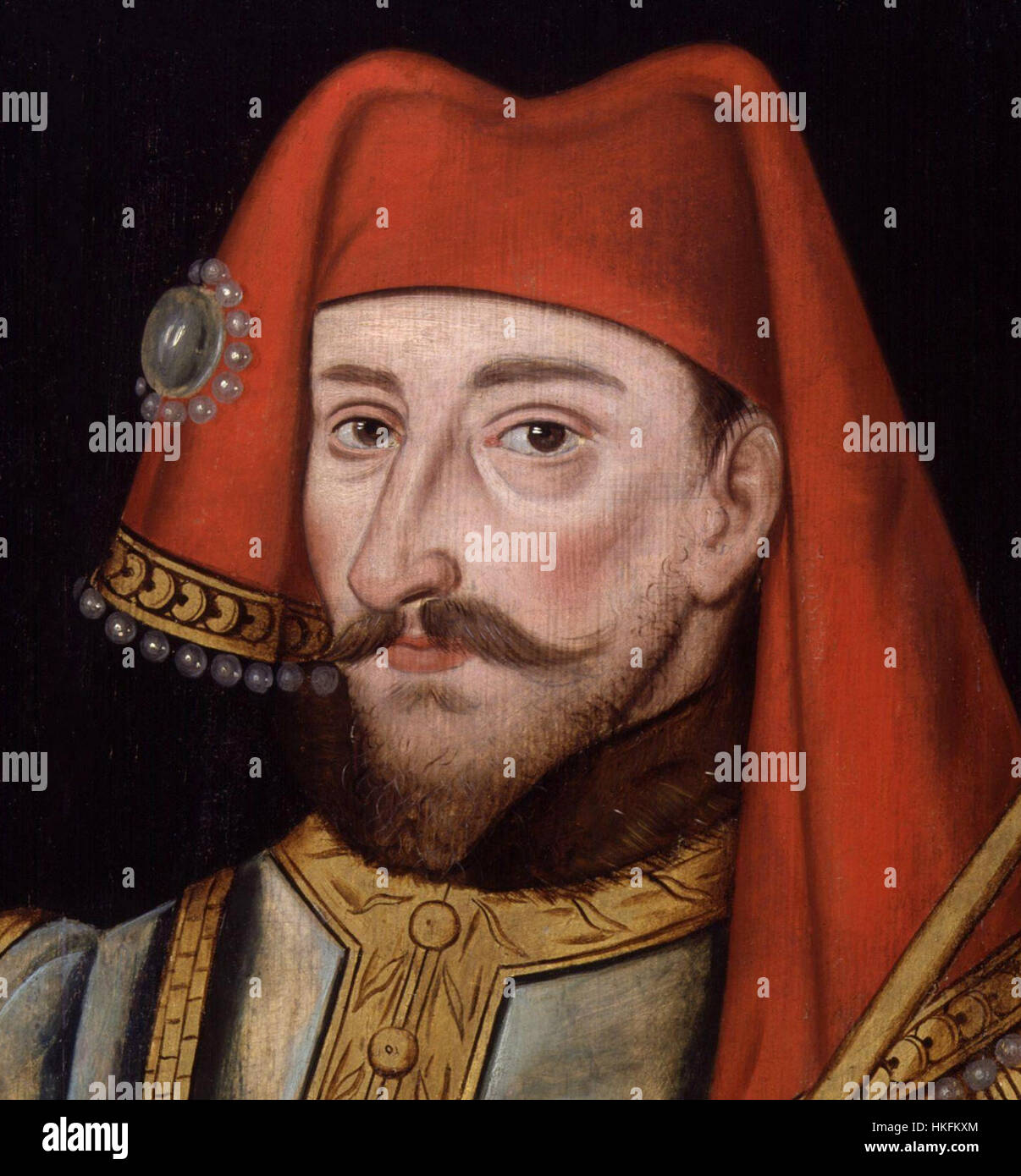 The portrait of Henry IV presents a detailed depiction of the French ...