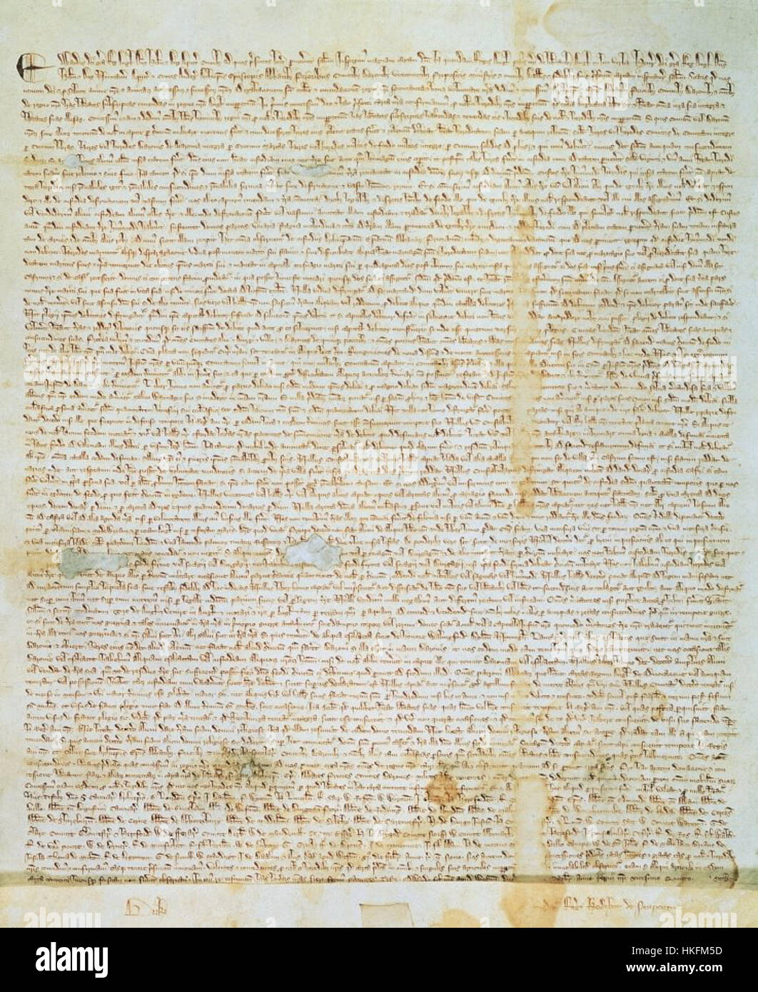 The 1297 version of the Magna Carta, owned by David M. Rubenstein, is a ...