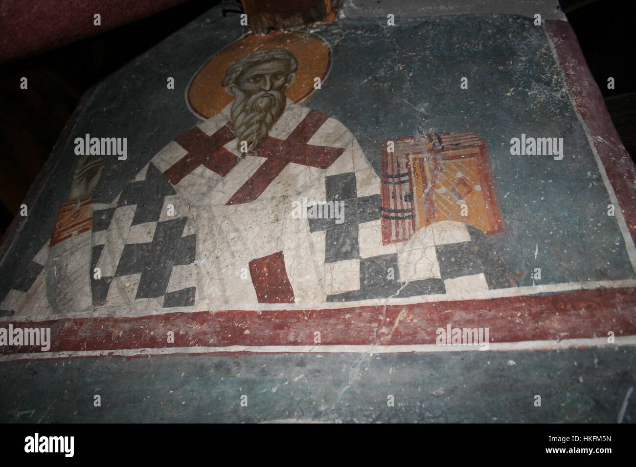 The frescos from St. Nikita Church in Banjani depict scenes from the ...