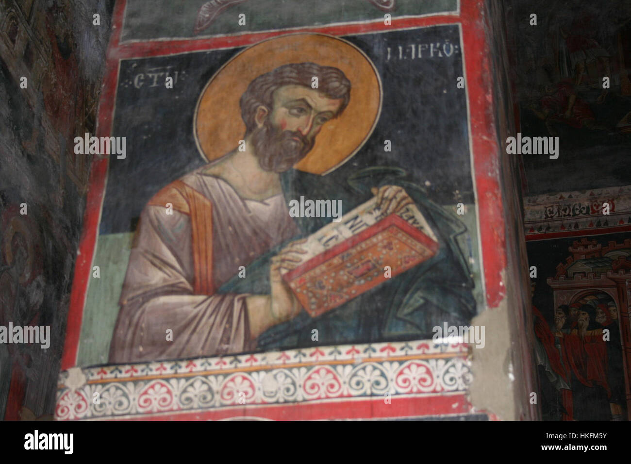 These frescoes from the Church of Michael the Archangel in Lesnovo ...
