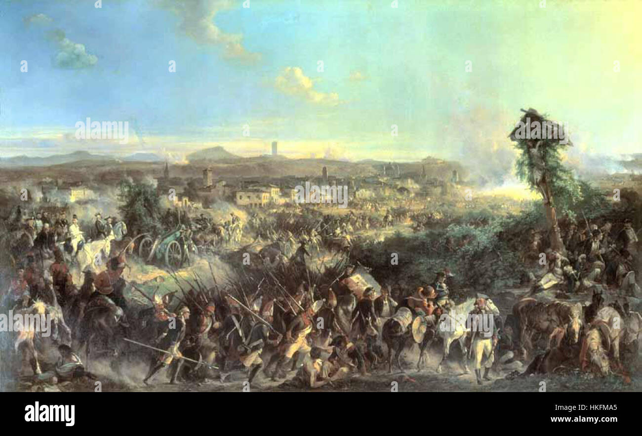 An oil painting by Novi depicting the Russian General Alexander Suvorov ...