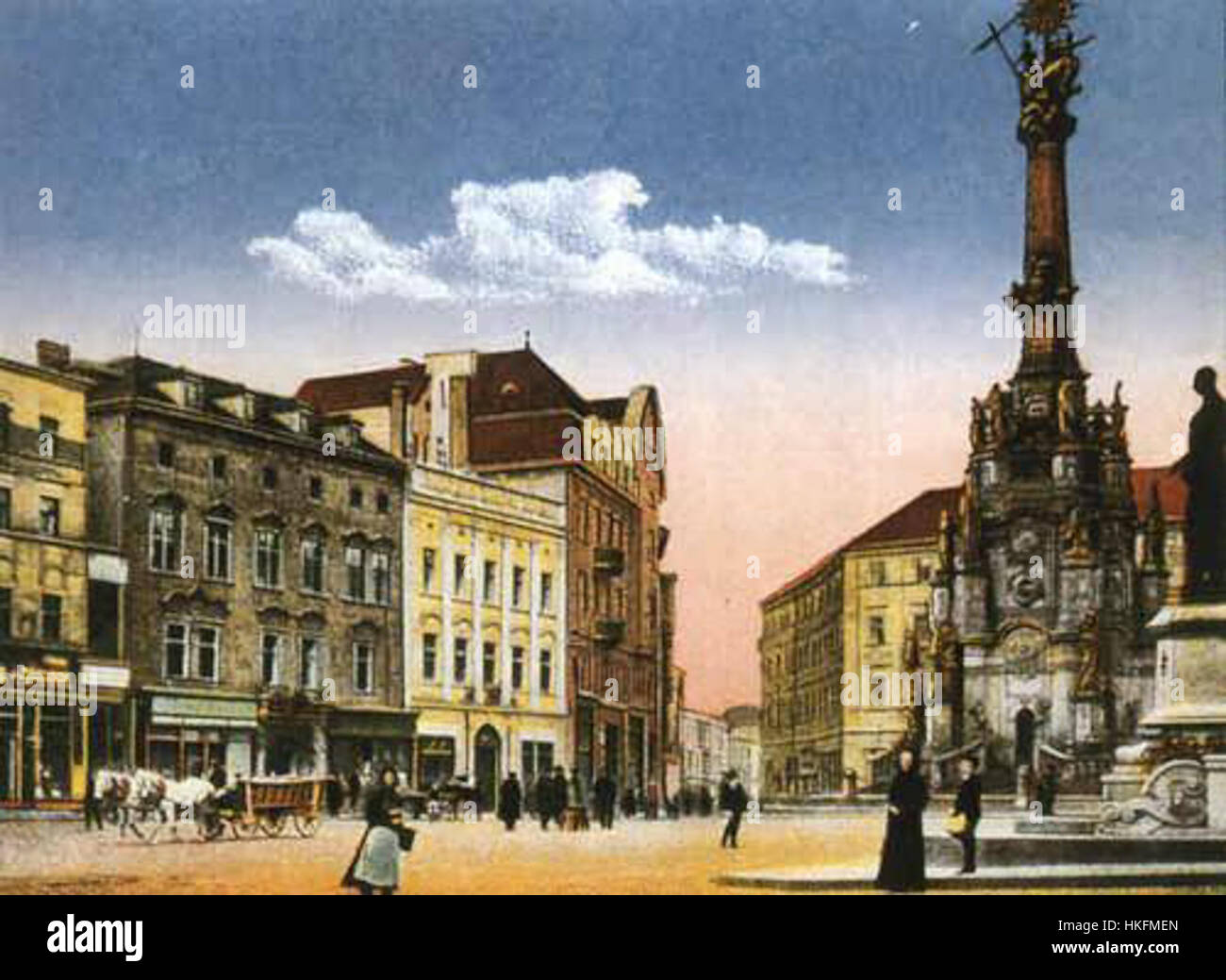 The Holy Trinity Column is a monumental baroque sculpture dedicated to ...