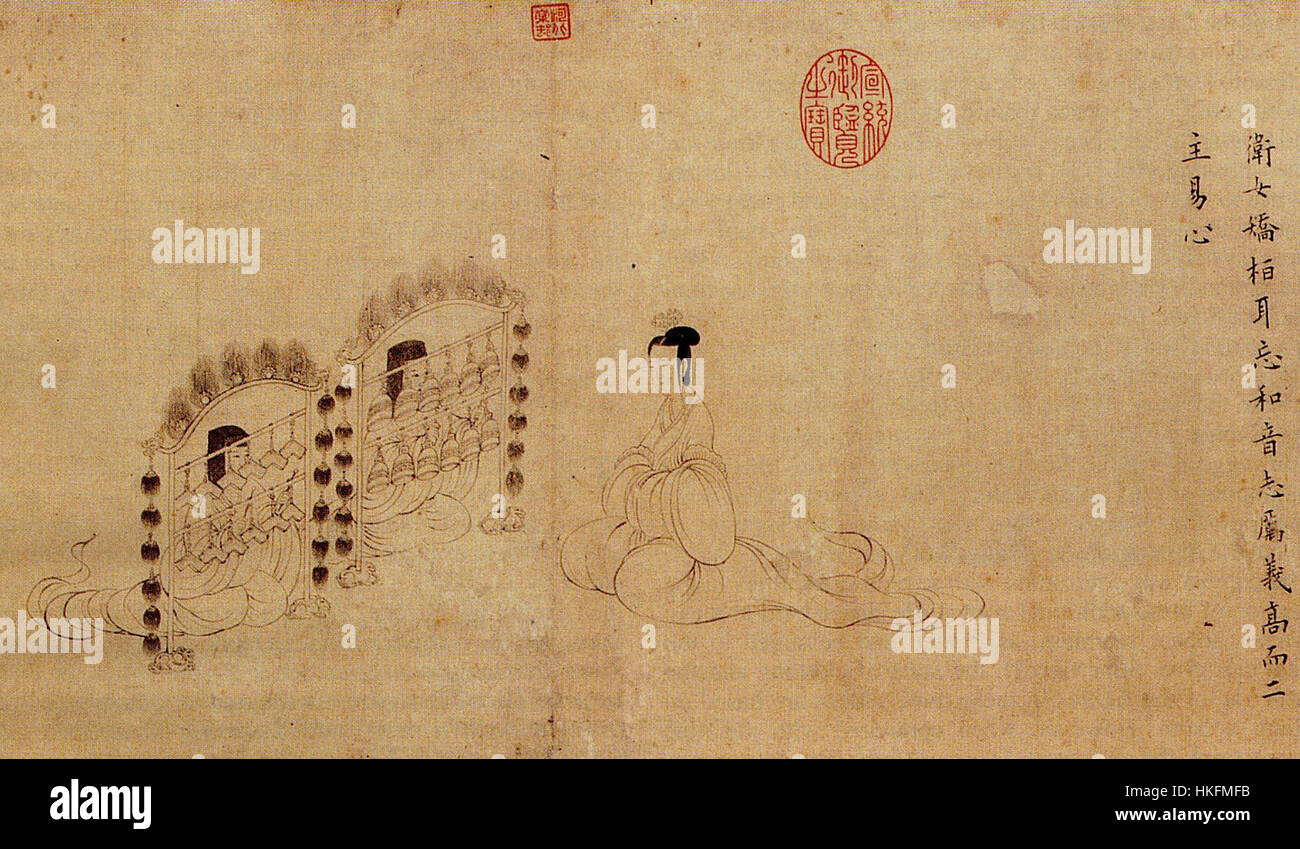 This Song dynasty copy of a famous Chinese scroll, 'Admonitions Scroll ...