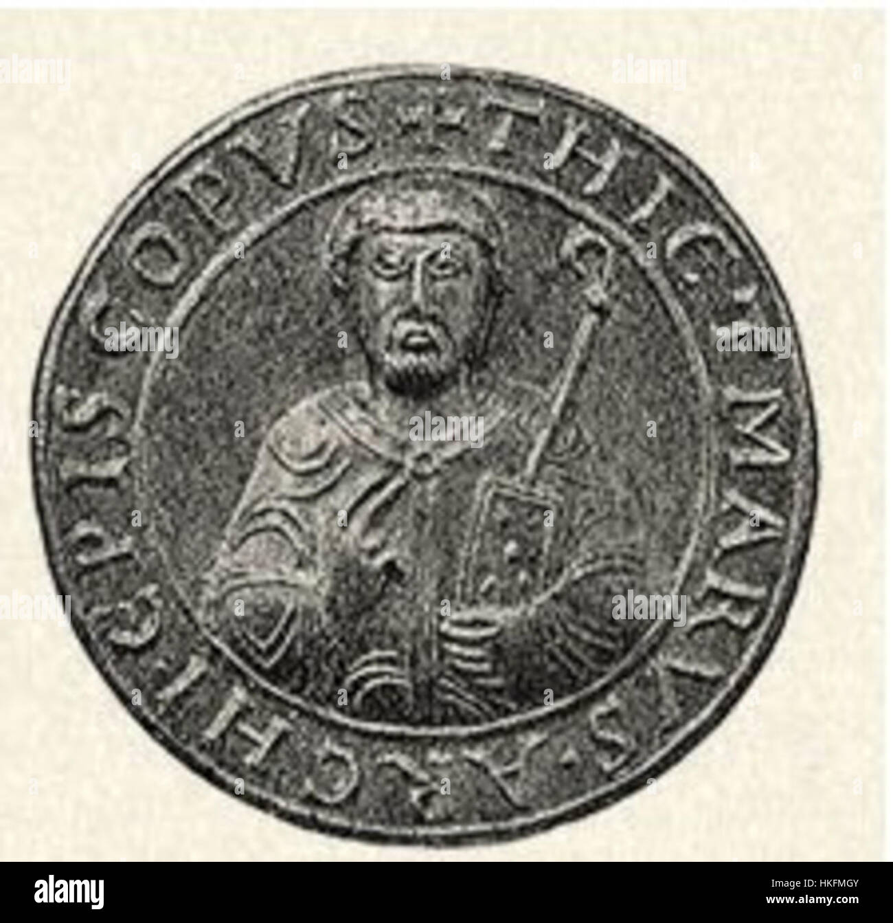 Dietmar II, an important figure from Salzburg, is depicted in this ...