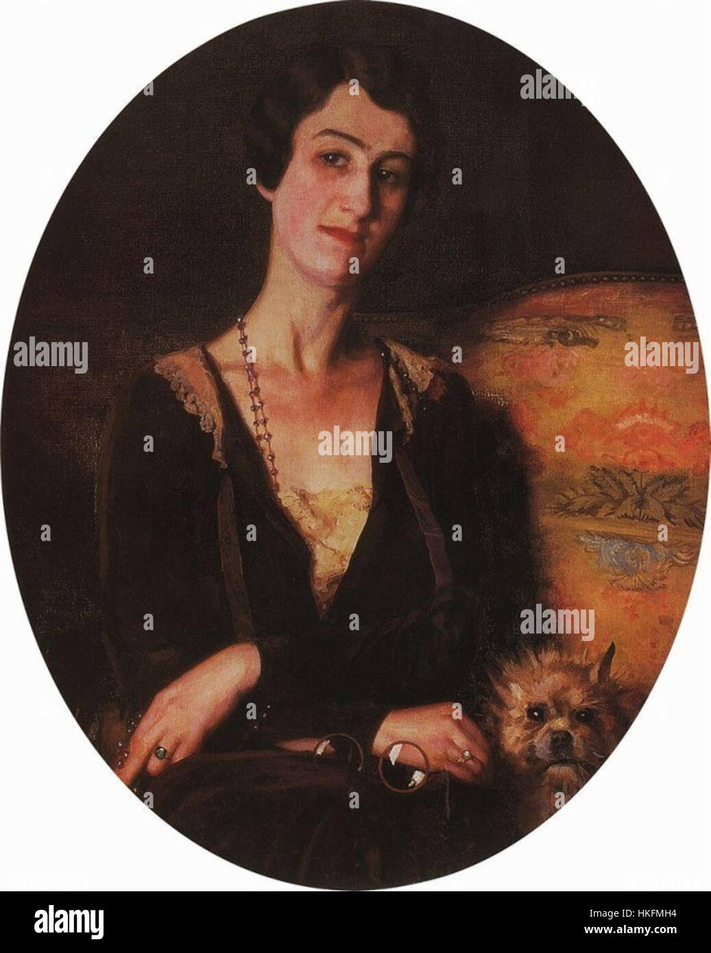 This 1926 painting by K. Somov depicts the Russian village of Bilibina ...