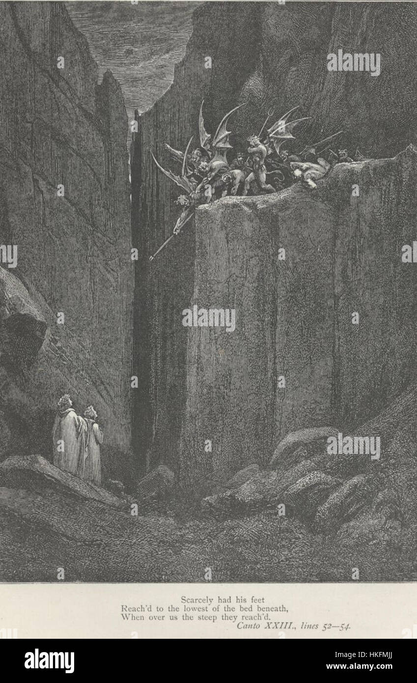 The 'Inferno Canto 23' verses 52-54 refers to a passage from Dante’s ...