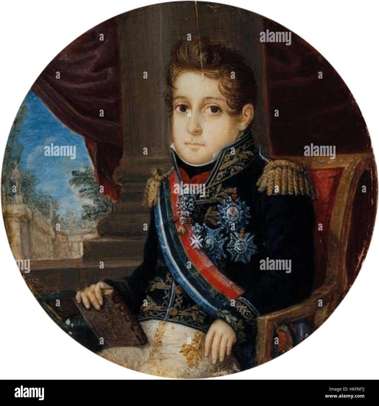 *Dom Pedro I*, painted in 1809, is a portrait of the Brazilian emperor ...