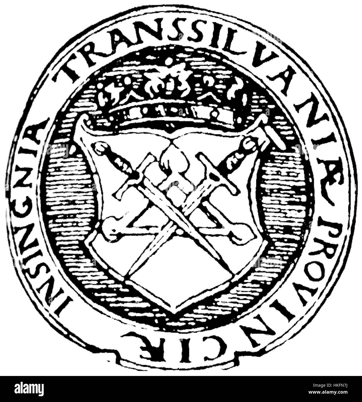 The 'Transilvania Sigilium' is a 1550 heraldic emblem representing the ...