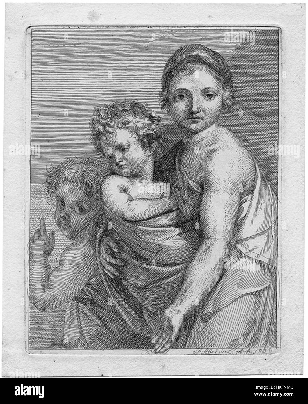 This painting by Abel Josef, created between 1764 and 1818, portrays a ...