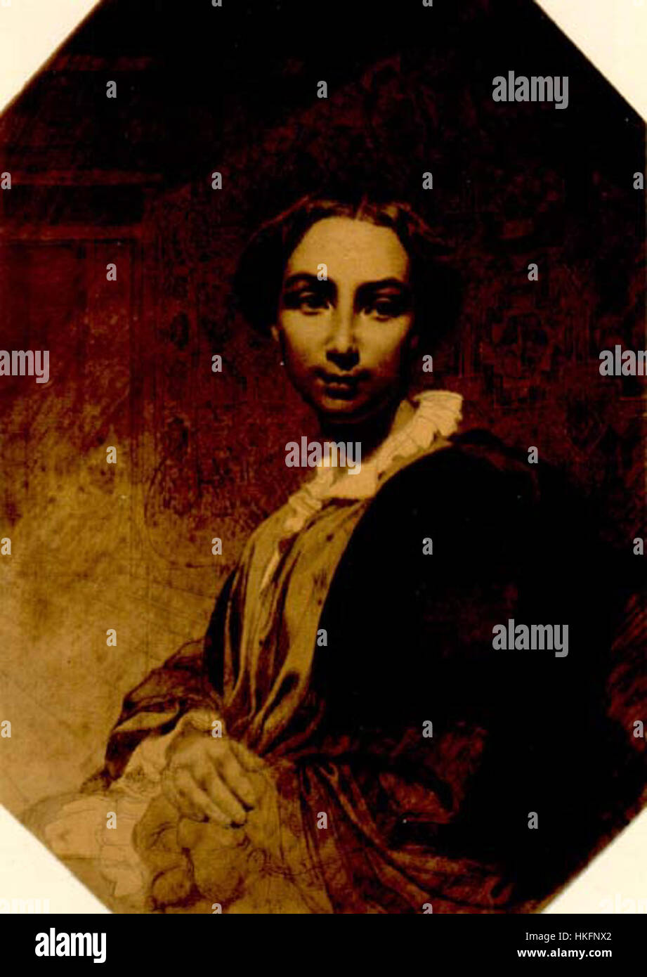 'Shevchenko Portret Uskova' is a portrait painting by Taras Shevchenko ...