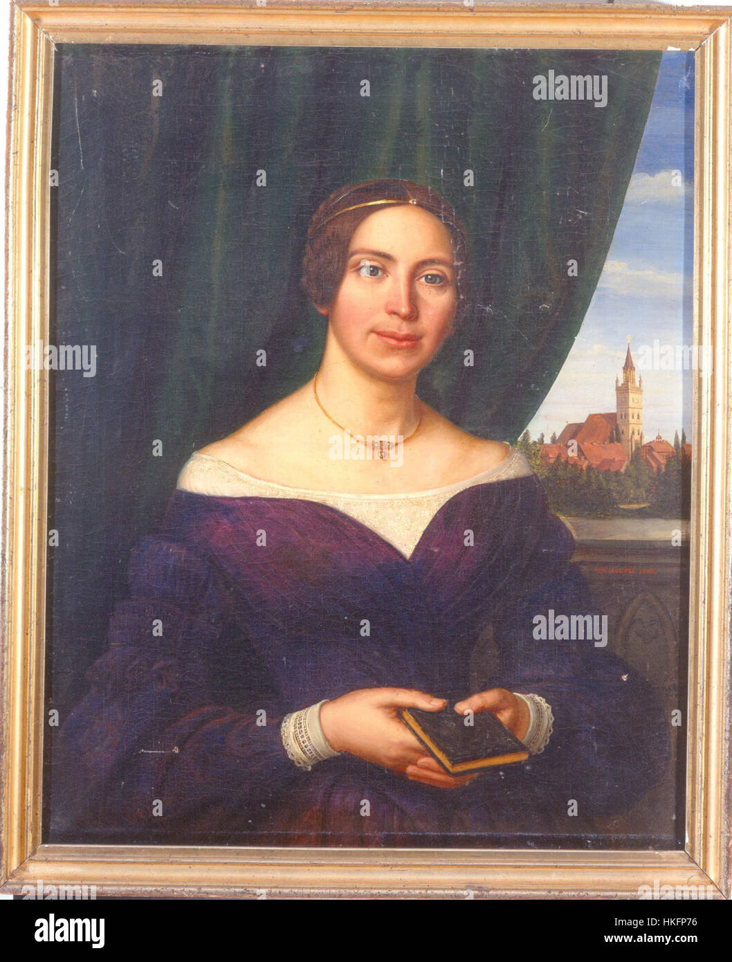 This 1842 painting of Mathilde by Lepel is a classic example of mid ...