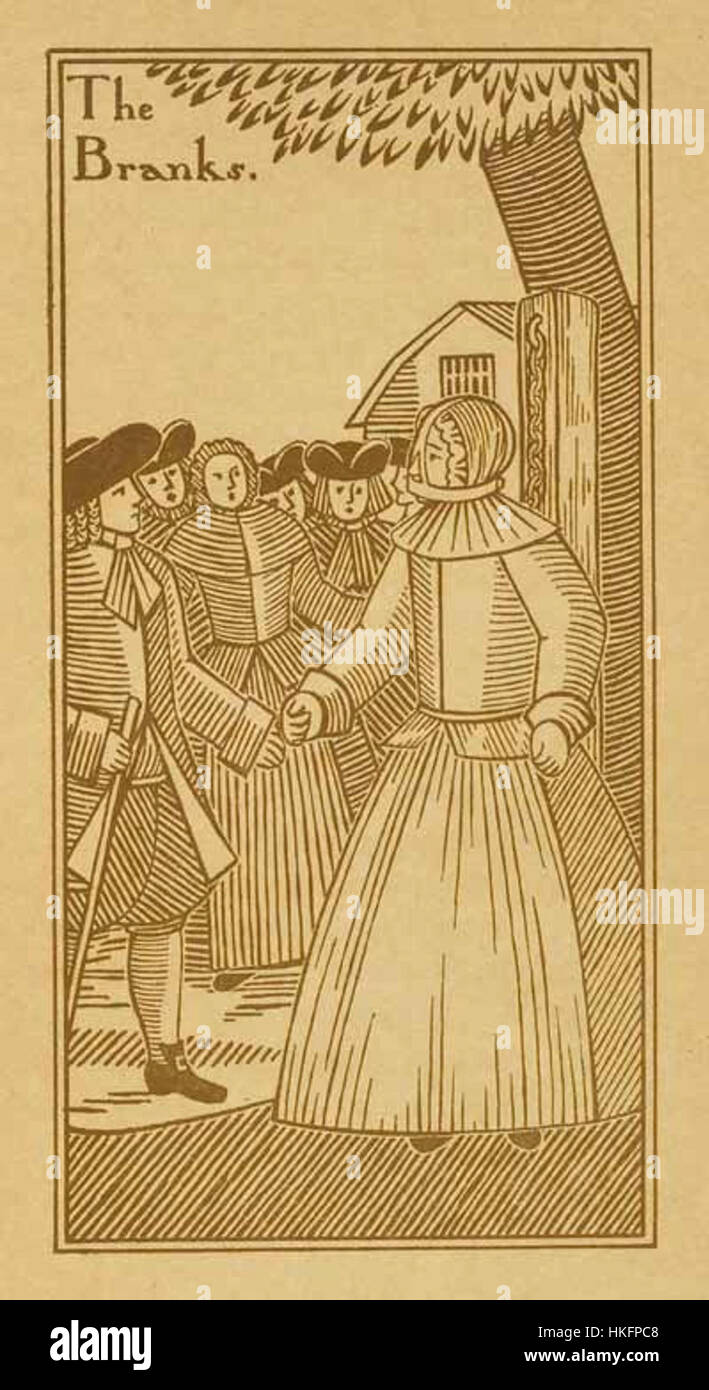 The Branks, illustrated in this 1896 work 'Curious Punishments of ...