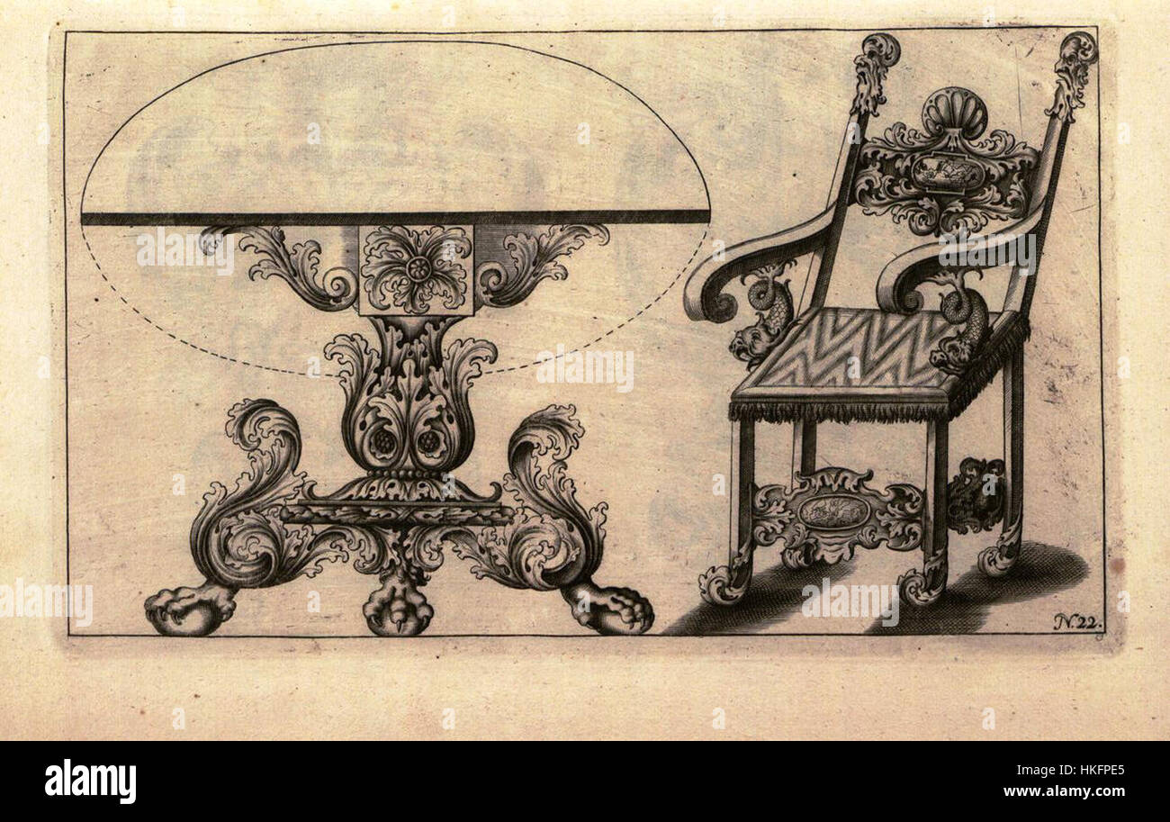 This 1751 painting by Nonnenmacher is an example of mid-18th century ...