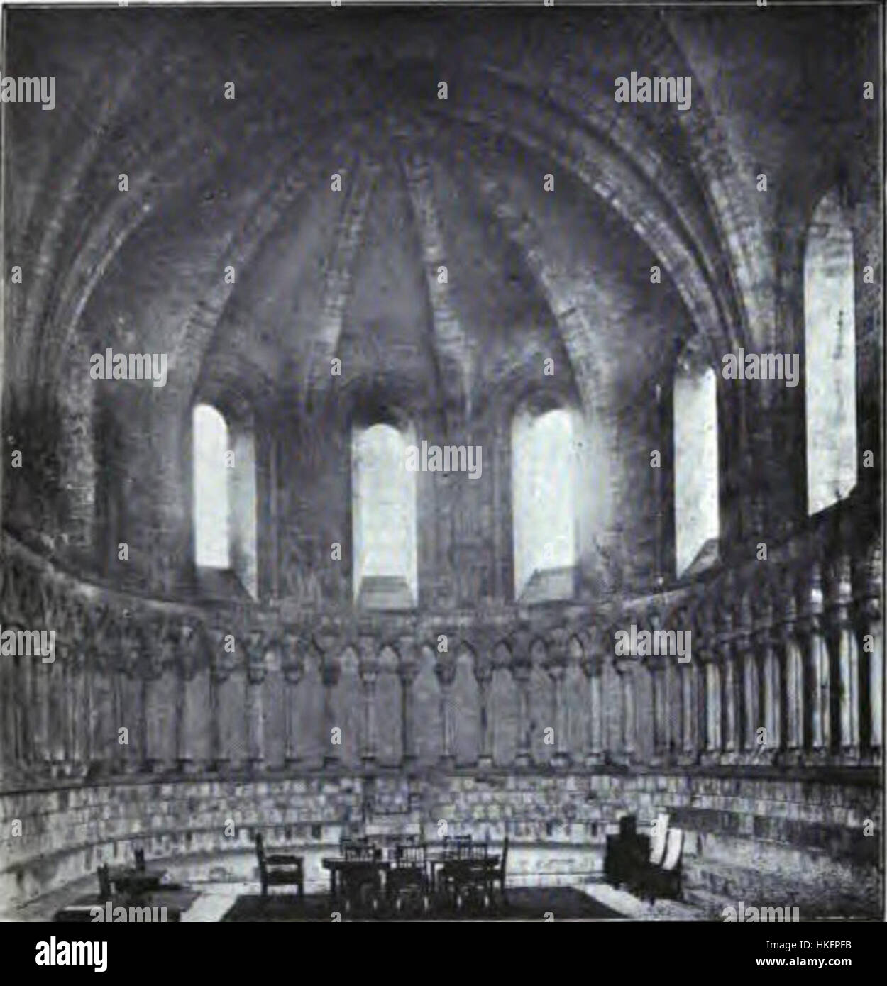 Durham Cathedral Chapter House 3 Stock Photo - Alamy