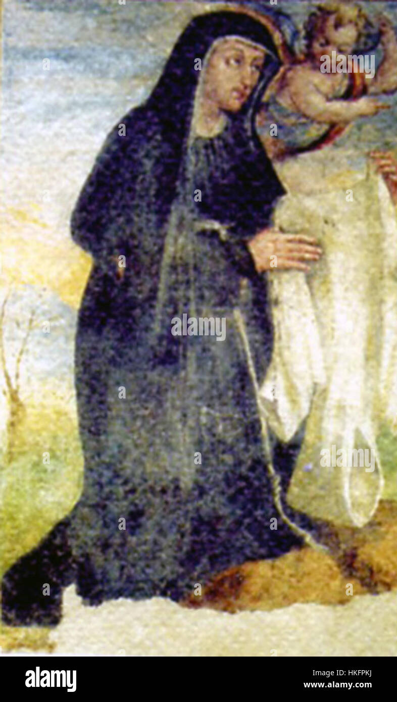 The painting of Jacopa dei Settesoli depicts this medieval Italian ...