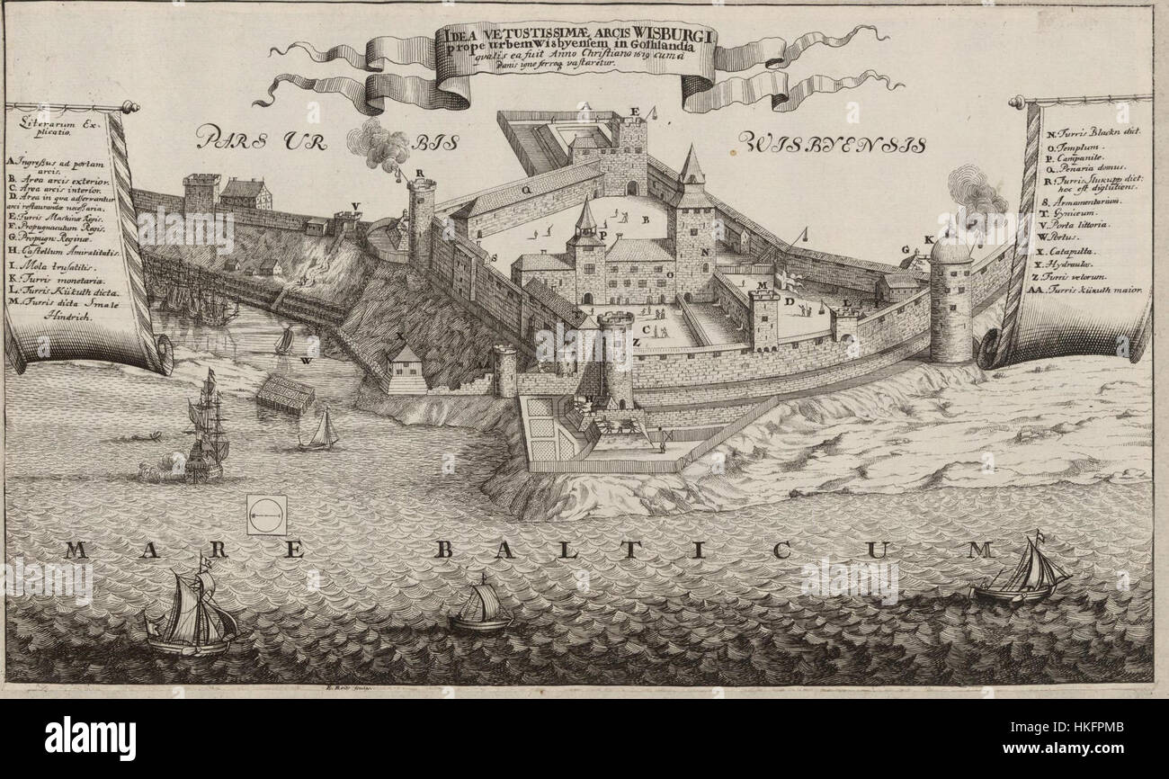 This vintage map, 'Suecia 3 035 ; Visborg 1679', showcases Sweden and ...