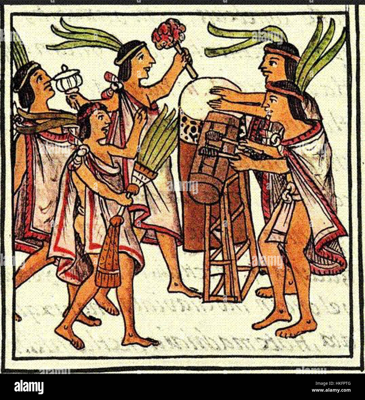 The Codex Florentino Lam19 is an illustrated manuscript, showcasing ...