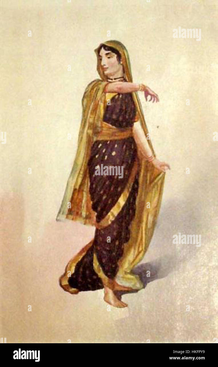 The painting 'A Bombay Lady' showcases the portrait of a woman from ...
