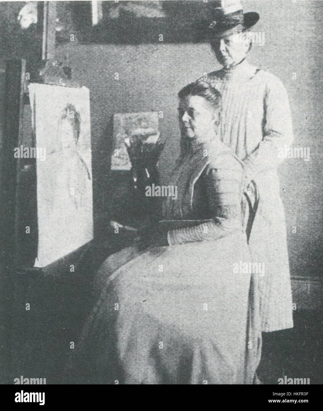 This early 20th-century portrait by Molly Helene Cramer captures the ...