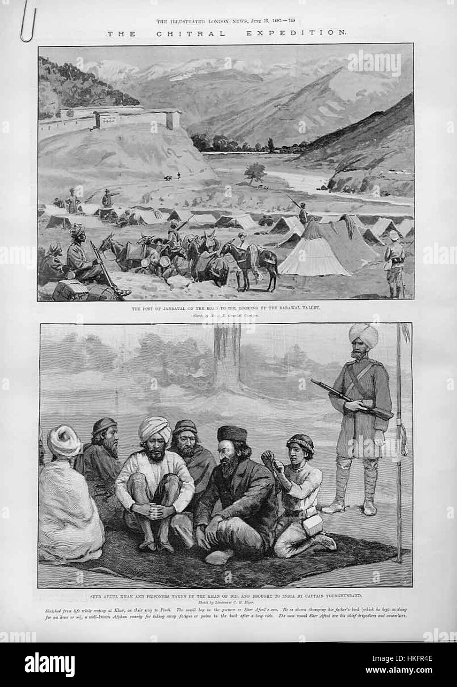 'Chitral Prisoners' (1895) is a dramatic depiction of British prisoners ...