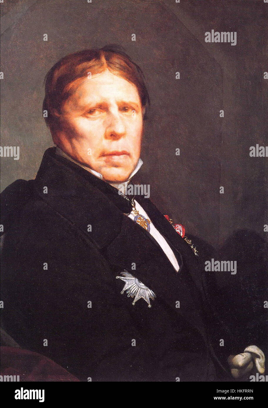 Jean Auguste Ingres' 1859 self-portrait captures the artist in a ...