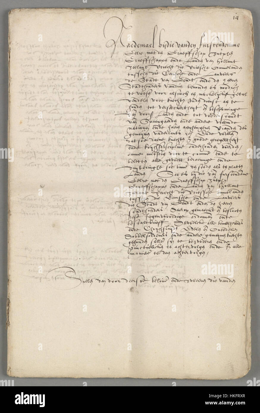 The *Unie van Utrecht* document, housed at the National Archives of the ...