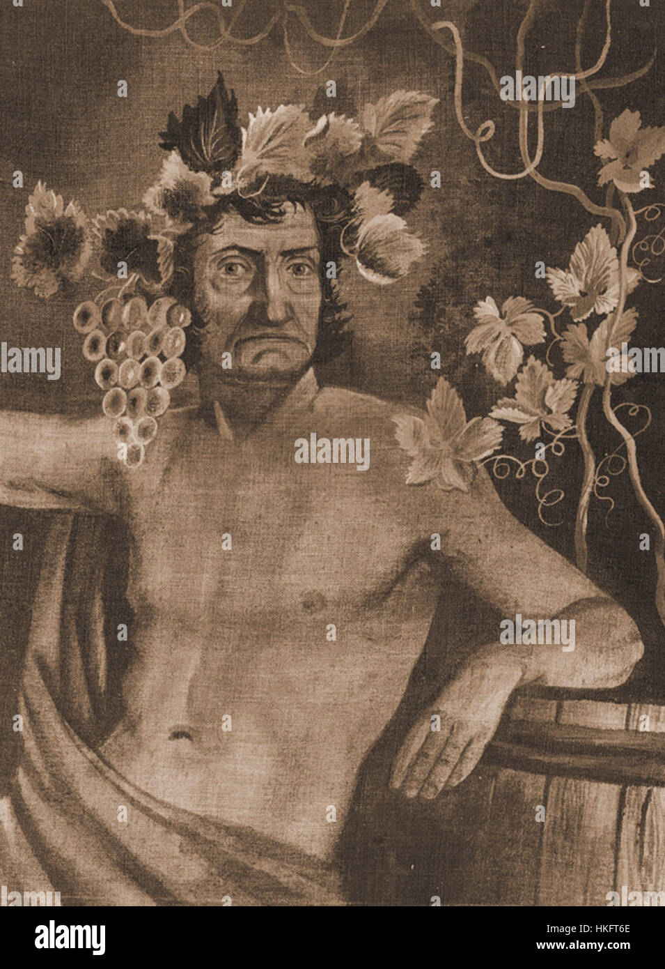 Philophei Sorokin's artwork 'Dionis' presents a mythological scene ...