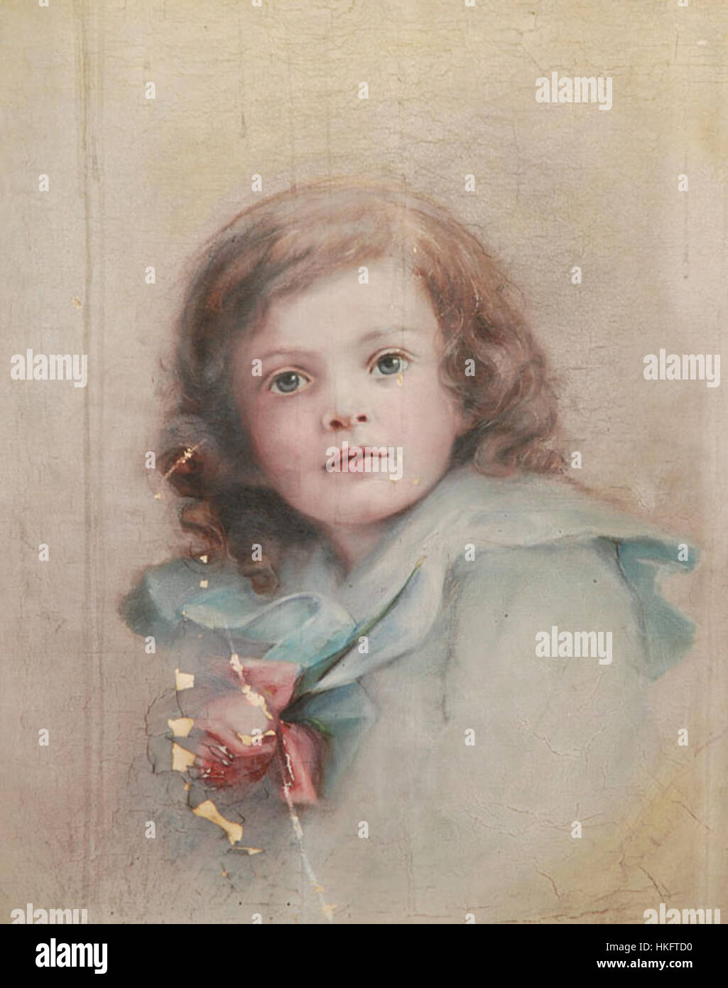 The portrait of Edwin Rowland Lutz, painted by his wife Adelia ...