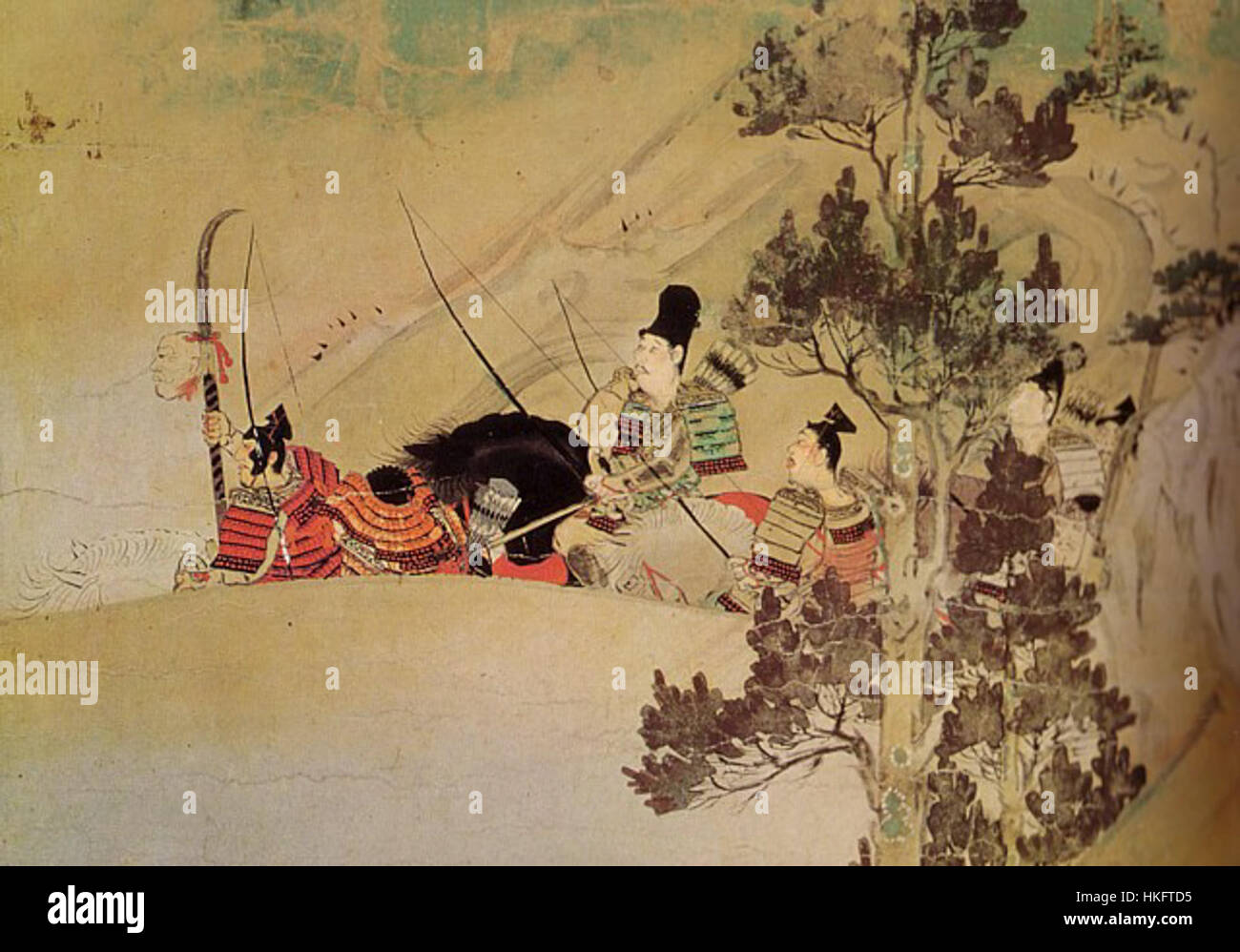 The 'Heiji Monogatari Emaki Shinzei Scroll' is a Japanese handscroll ...