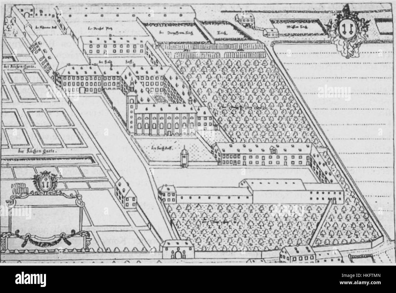 Haus Escherde, built in 1720, is a historical example of early 18th ...