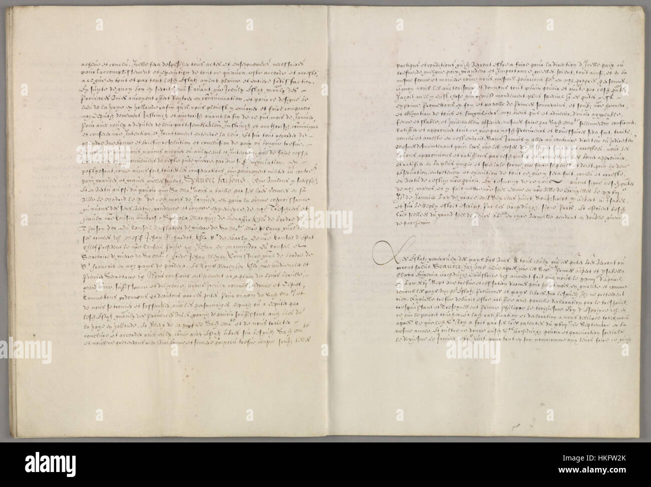 The 'Twaalfjarig Bestand' treaty, dated 08, is a historical document ...