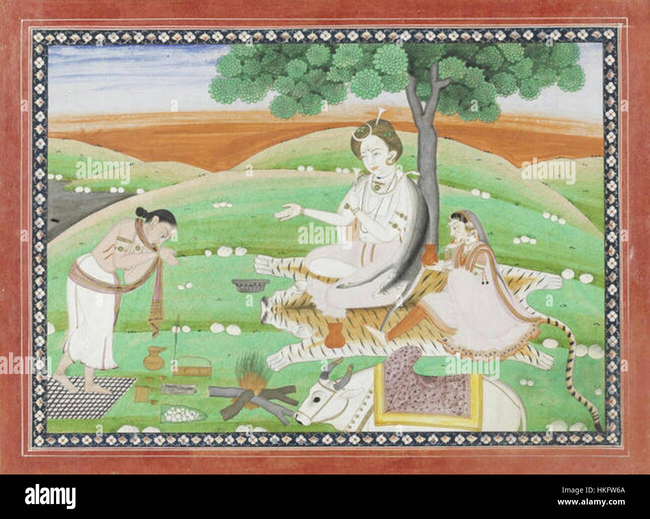 Kangra painting hi-res stock photography and images - Alamy